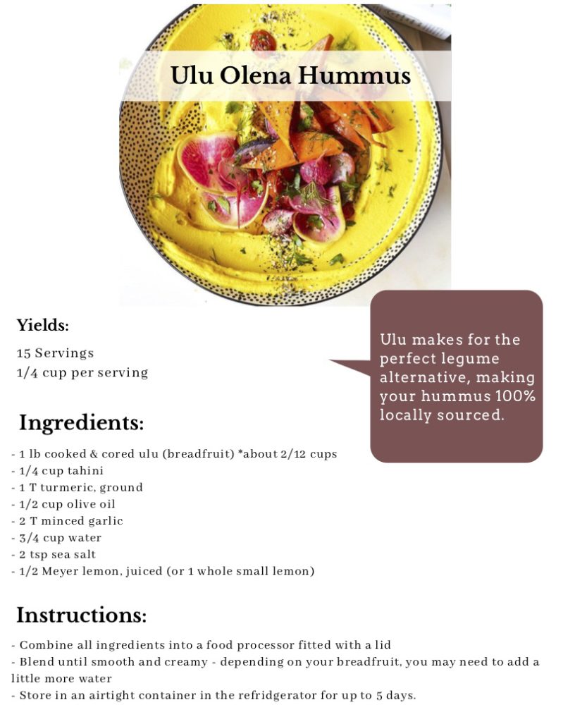 my favorite Ulu recipes - Wilde Roots Provisions